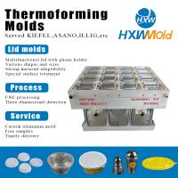 China Anti Fog Transparent Lid Thermoforming Mold for Fresh Produce Meal Display for sale