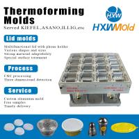 China OEM ODM Square Food Container Lid Vacuum Plastic Die Cutting Mould for sale