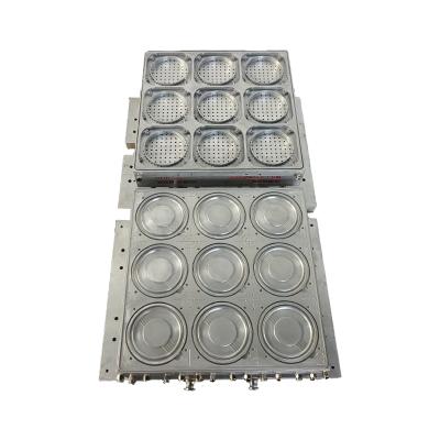China High Precision CNC Aluminum Thermoforming Mold for Plastic Lid Vacuum Packaging for sale
