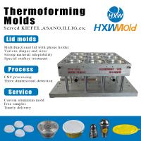 China Fully Automatic PS Thermoforming Plastic Mold Four Station for Seedling Tray Food Tray Lid for sale