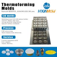 China Fully Automatic Four Station PS Thermoforming Mold for Seedling Trays Food Tray Lids for sale