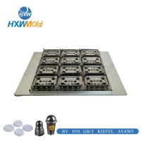 China Fully Automatic 4 Station PS Thermoforming Mold for Seedling Tray Food Tray Lid Aluminum Tooling for sale