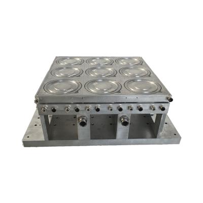 China Durable Vacuum Thermoforming Mold for 180mm Round Food Lids with High Accuracy Fast Cycle for sale