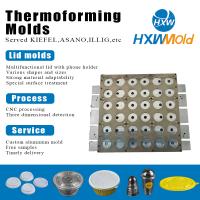China Industrial Thermoforming Mold for Round Lids Heavy Duty Long Life High Speed Production for sale