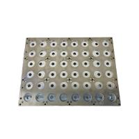 China Disposable Coffee Cup Lid Aluminum Thermoforming Mold with Straw Slot Custom Logo OEM Service for sale