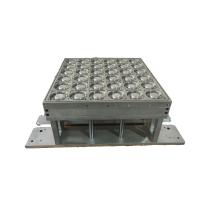 China Custom 3 Station PP PS Cup Lid Thermoforming Mold for Smoothie Milkshake Container Packaging for sale