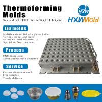 China Plastic 85mm Round Lid Thermoforming Mold for Food Packaging Compatible with Asano Machines for sale