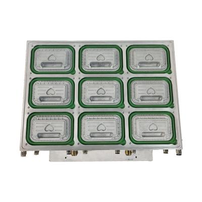 China Thermoforming Rectangular Lid Mould Precision CNC Machined Mold for sale