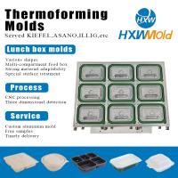China Thermoforming Rectangular Lid Mould Precision CNC Machined Mold for sale