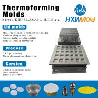 China Custom PP Lid Thermoforming Mold Leak Proof For Square Food Container for sale