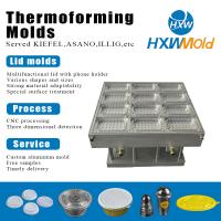 China High Precision Thermoforming Mold for Square Snack Box Lid Applications for sale