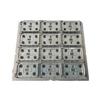 China Disposable Salad Container Square Lid Thermoforming Mold for PET Sheet for sale