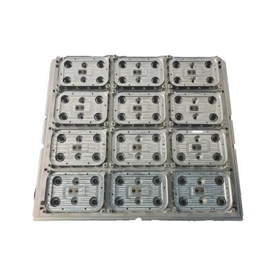 China Disposable Salad Container Square Lid Thermoforming Mold for PET Sheet for sale