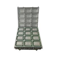 China Three Station Thermoforming Mold For Square Food Box Lids With Fast Change Design for sale