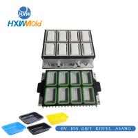 China Plastic Thin Wall Container Mould Multi Station Thermoforming Fresh Food Lock Box Mold for sale