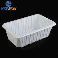 China Plastic Thin Wall Container Mould Multi Station Thermoforming Fresh Food Lock Box Mold for sale