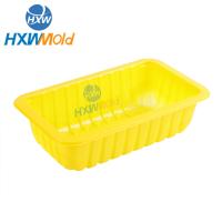 China Plastic Thin Wall Container Mould Multi Station Thermoforming Fresh Food Lock Box Mold for sale