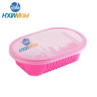 China Plastic Thin Wall Container Mould Multi Station Thermoforming Fresh Food Lock Box Mold for sale