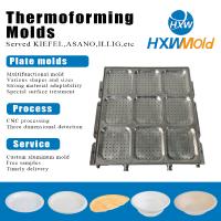 China Thermoforming Plastic Plate Mold High Precision CNC Aluminum Mold Hot Cold Runner for sale