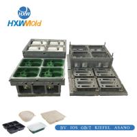 China Thermoforming Disposable Lunch Box Mold Customized Aluminum Material for sale