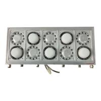 China 10-Cavity Food Grade Aluminum Vacuum Thermoforming Mould for Mirror-Polished Clamshell Lids for sale