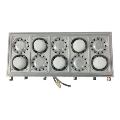China 10-Cavity Food Grade Aluminum Vacuum Thermoforming Mould for Mirror-Polished Clamshell Lids for sale