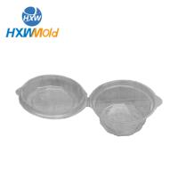 China 10-Cavity Food Grade Aluminum Vacuum Thermoforming Mould for Mirror-Polished Clamshell Lids for sale