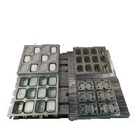 China Custom Size CNC Process Vacuum Forming Hinged Fruit Clamshell Thermoforming Mold for Food Containers for sale