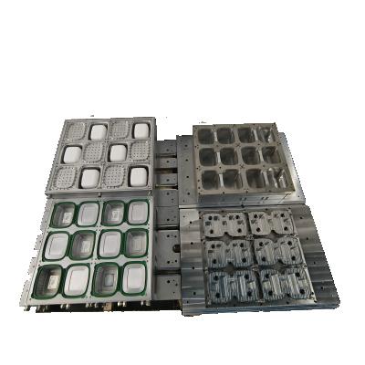 China Custom Size CNC Process Vacuum Forming Hinged Fruit Clamshell Thermoforming Mold for Food Containers for sale