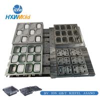 China Custom Size CNC Process Vacuum Forming Hinged Fruit Clamshell Thermoforming Mold for Food Containers for sale