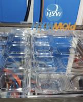 China Custom Size CNC Process Vacuum Forming Hinged Fruit Clamshell Thermoforming Mold for Food Containers for sale