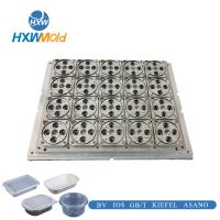 China 25-Cavity CNC Aluminum High-Yield Food Container Thermoforming Mold for PP PET Packaging for sale