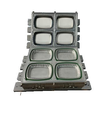 China Precision Customizable Aluminum Thermoforming Mold for Rectangular Lunch Boxes for sale