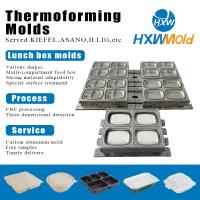 China Custom Precision CNC Aluminum Thermoforming Mold with 0.02mm -0.05mm Tolerance for Vacuum Forming for sale