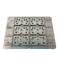 China Customizable CNC-Machined Aluminum Thermoforming Mold for Hinged Fruit Containers with 0.02mm -0.05mm Tolerance for sale