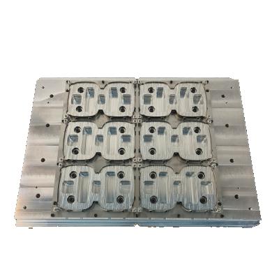 China Customizable CNC-Machined Aluminum Thermoforming Mold for Hinged Fruit Containers with 0.02mm -0.05mm Tolerance for sale