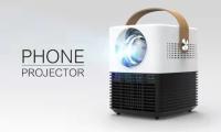 China WIFI Battery WVGA LED Smart Portable Projector For Home Cine for sale