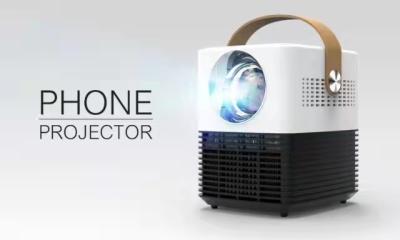 China WIFI Battery WVGA LED Smart Portable Projector For Home Cine for sale