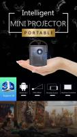 China 3D 84X84X86mm Mini Smart Portable Projector For Office for sale