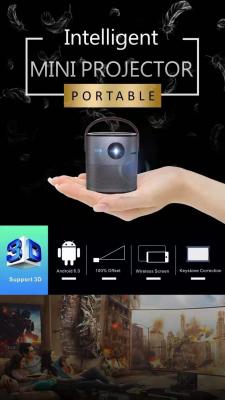 China 3D 84X84X86mm Mini Smart Portable Projector For Office for sale