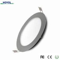 China Diameter 240mm Embedded 1100Lm 15W Round LED Panel Lights for school for sale