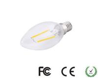China High Luminous 3000k 110v Candle Filament Bulb Eco - Friendly for sale
