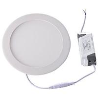 China Indoor Led Flat Panel Ceiling Lights 12Watt Embedded Cold White 50 / 60Hz for sale