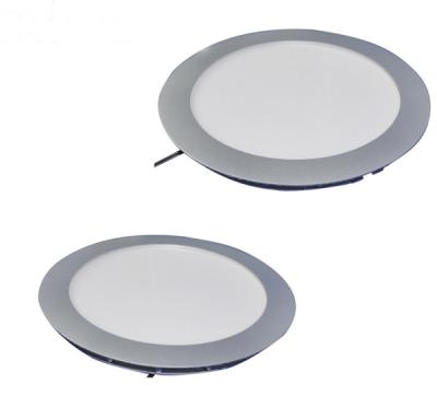 China Embedded Ceiling Round LED Panel Lights 12W Cold White 120 Degree Beam Angle for sale