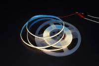 China HOYOL 4000K Warm White 24V COB LED Strip Light 320Led/M High CRI Ra95 For Decoration for sale