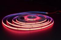 China High CRI Pink COB LED Flexible Strip Lights 24V 320Leds/M For Home for sale
