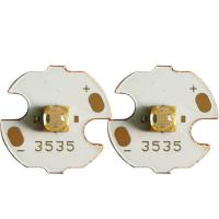 China 3W Copper Plate LED UV Chip 16mm For Curing Light Module 365nm 395nm for sale