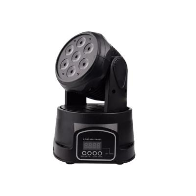 China 7*8W 4-IN-1 RGBW Led Moving Head Light For Dj Stage Wedding for sale