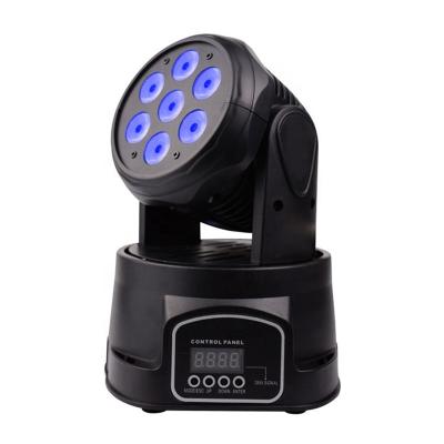 China Dj Wash Mini LED Moving Head Stage Light 7X8W RGBW DMX512 AC100-240V for sale