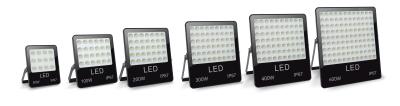 China IP65 100w 150w 200w 300w Led Flood Light Super Long Lifespan Aluminum High Lumen for sale